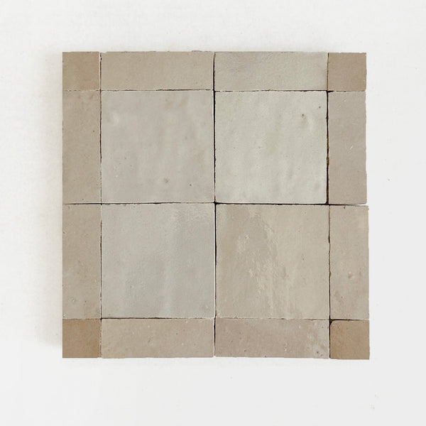 Moroccan Zellige Mosaic EZR0226 Latte,Oat & Dust